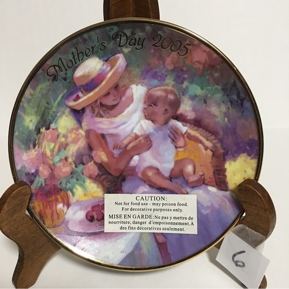 Avon | Accents | Vtg 205 Avon Mothers Day 5 Miniature Plate Nwt Sticker ...